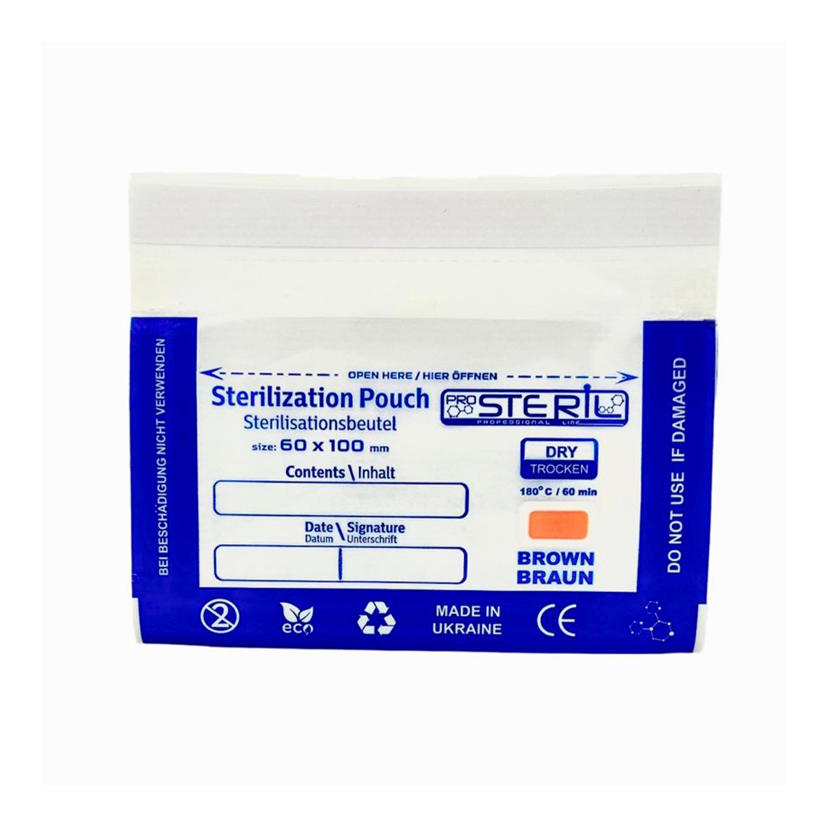 Sachets de stérilisation