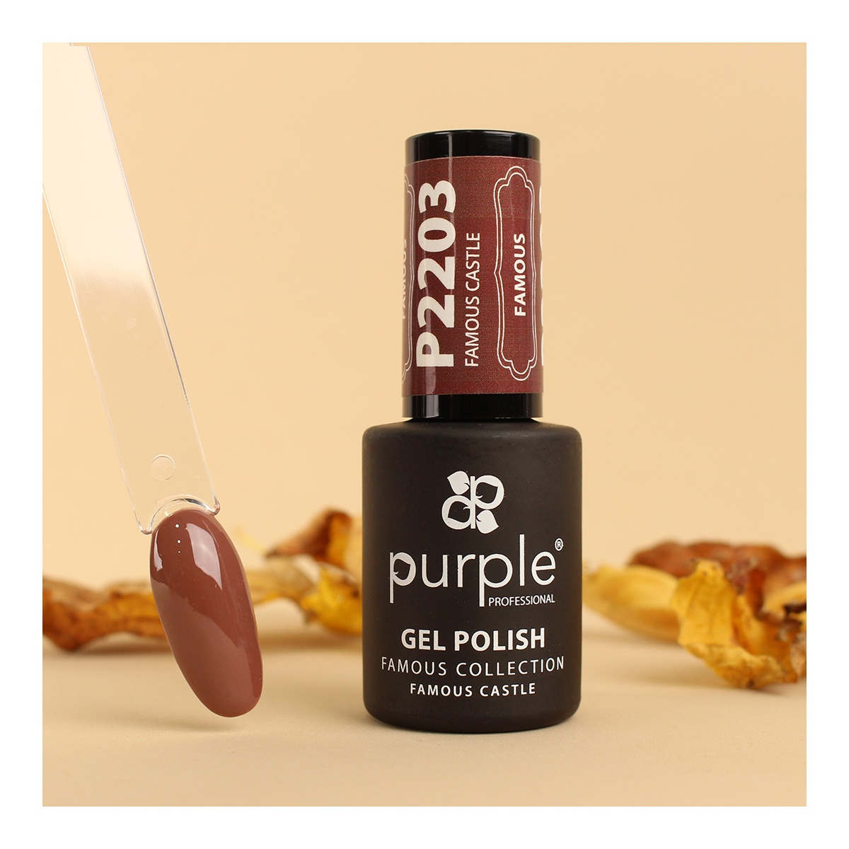 Set de 6 vernis semi-permanents FAMOUS - Purple - Fraise Nail Shop